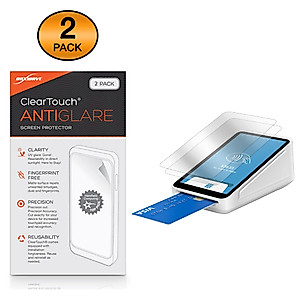 BoxWave Screen Protector Compatible with Square Terminal - ClearTouch Anti-Glare (2-Pack), Anti-Fingerprint Matte Film Skin for Square Terminal
