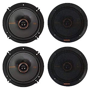 KICKER (4) 47KSC6504 KSC650 6.5" 100 Watt 2-Way Car Audio Speakers KSC65