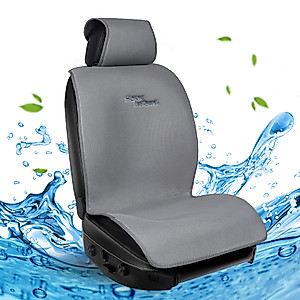 Sojoy Universal Car Seat Cushion for Four Season Car Seat Cover for Front of 2 Seats (Gray)