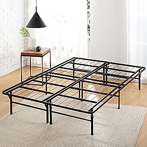 ZINUS SmartBase Heavy Duty Mattress Foundation / 14 Inch Metal Platform Bed Frame / No Box Spring Needed / Sturdy Steel Frame / Underbed Storage, Queen