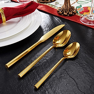 KEAWELL 20-Piece Flatware set (Mirror Silver)