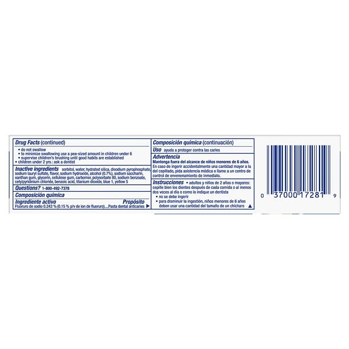 Crest Complete T/P White Scope Mint 2.7oz (2 Pack)