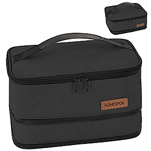 Buringer HOMESPON Lunch Bag for Men Women Expandable Portable Insulated Lunch Box with Handle for Picnic Work & School