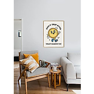 Retro Poster Wall Art, Aesthetic Posters, Trendy Room Decor for Bedroom Aesthetic, Cute Room Decor, Vintage Art Nostalgia poster for room aesthetic (12x16 inches)