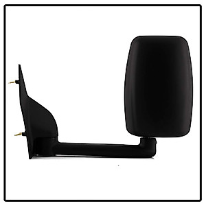 ACANII - For 2003-2017 GMC Savana Van/Chevy Chevrolet Express Manual Fold Towing Mirror Replacement - Left Driver Side