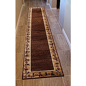 Cowboy Runner Area Rug Design L 375 (2 Feet 4 Inch X 10 Feet 9 Inch) Runner