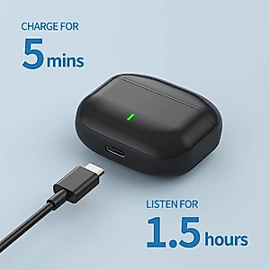 Bluetooth Earbuds, Wireless Earbuds Crystal-Clear Calls with 4 Mic, Premium Sound Bluetooth 5.3 Headphones, 36H Playtime & IPX7 Waterproof Sport Headphones for Running and Working