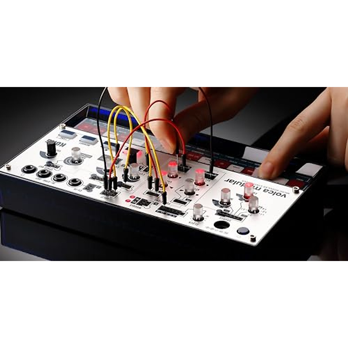 Korg Volca Modular Synthesizer Bundle with Power Supply and Austin Bazaar Polishing Cloth