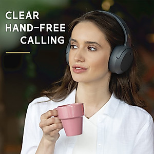 Edifier W820NB Hybrid Active Noise Cancelling Headphones - Hi-Res Audio - 49H Playtime - Wireless Over Ear Bluetooth Headphones for Phone-Call (White)