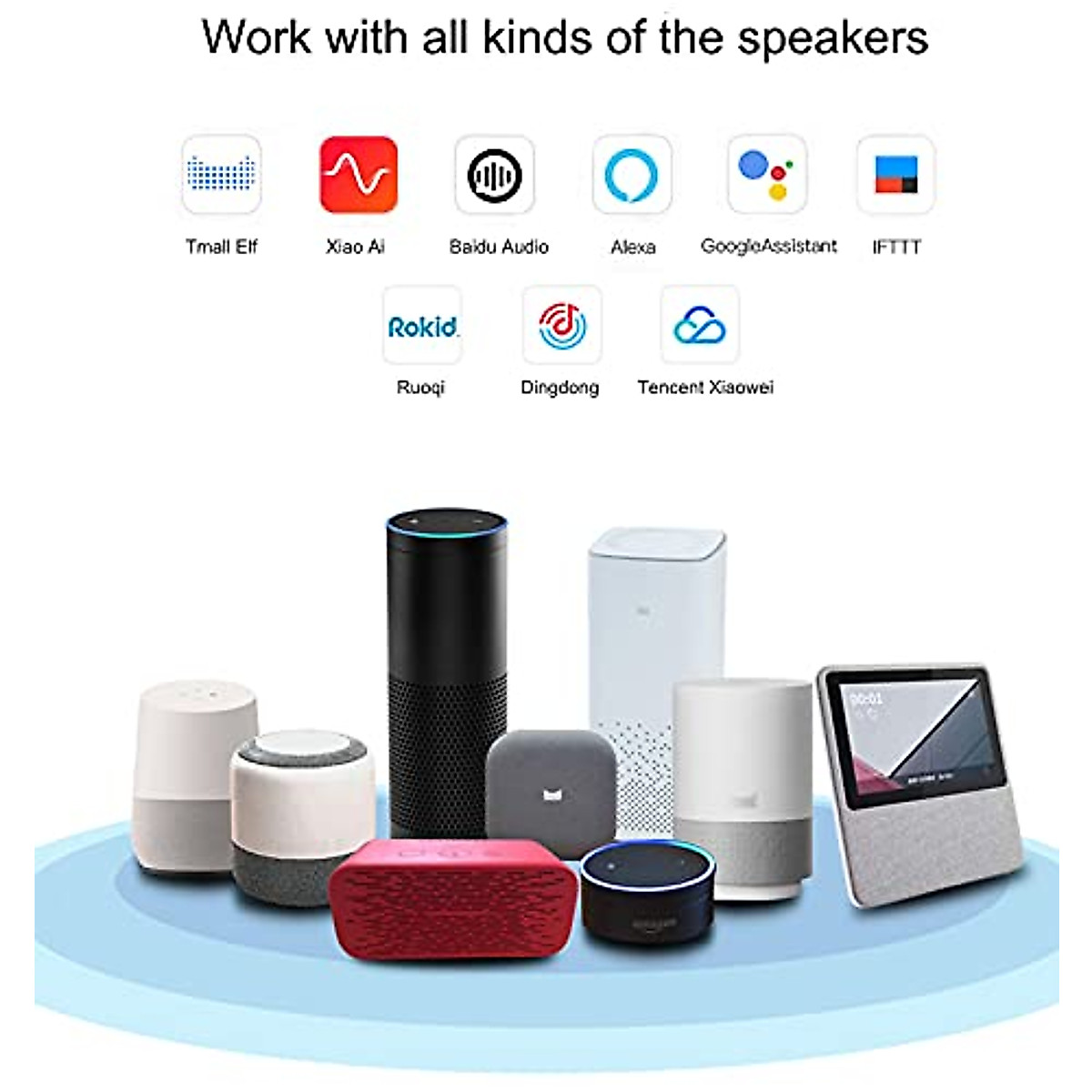 UJV Ufairy WiFi 3rd Generation Smart Water Valve Shutoff Manipulator Domotique Valve Controller Compatible with Alexa Google No Hub Required Black 31x15x75cm GR-W-105