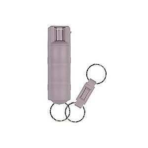 SABRE Pepper Spray, Maximum Police Strength OC Spray, Quick Release Keychain for Easy Carry and Fast Access, Finger Grip for More Accurate and Faster Aim, 0.54 fl oz, Secure and Easy to Use Safety