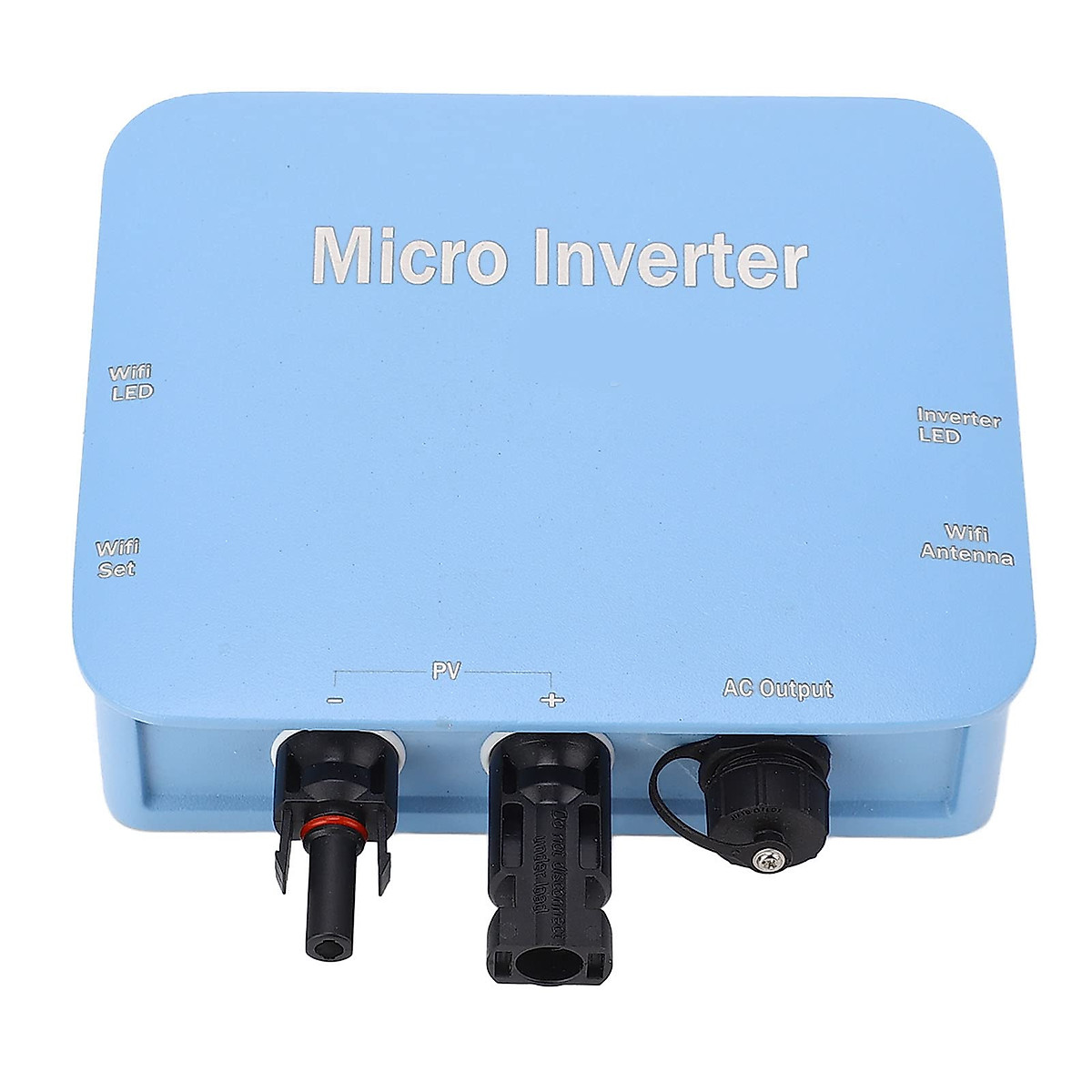 Solar Micro Inverter, 120V 230V WiFi Solar Grid Tie Inverter IP65 Waterproof, MPPT Pure Sine Waving Inverter Input 20V-60V Output 80V-280V, Automatic Recognition (300W)
