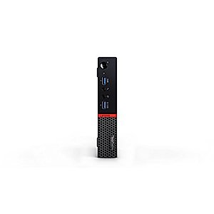 Lenovo ThinkCentre M700 Tiny Desktop, Intel Core i3-6100T Dual-Core 3.2GHz, 4GB DDR4, 128GB Solid State Drive, 802.11ac, Bluetooth, Win10Pro (Renewed)