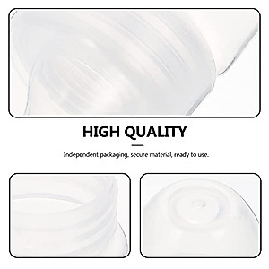 EXCEART 5Pcs Newborn Disposable Milk Bottles Clear Scale Milk Powder Bottles Babies Milk Bottles (White)