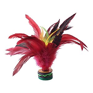lamphle 20cm Jianzi Shuttlecocks Kick Chinese Jianzi No Shedding Colorful Shuttlecock Feather Kickit Sport Jian Toy Outdoor Toys for kids ages 8-12 Multicolor