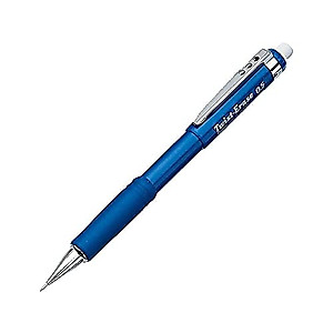 Pentel(R) Twist-Erase(R) III Automatic Pencil, 0.5 mm, Blue, 1 each