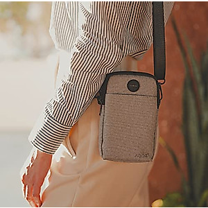 AGOZ Crossbody Bags for Women, Cell Phone Purse Wallet, Sling Bag for Women with Shoulder Strap for Apple iPhone (Gray)