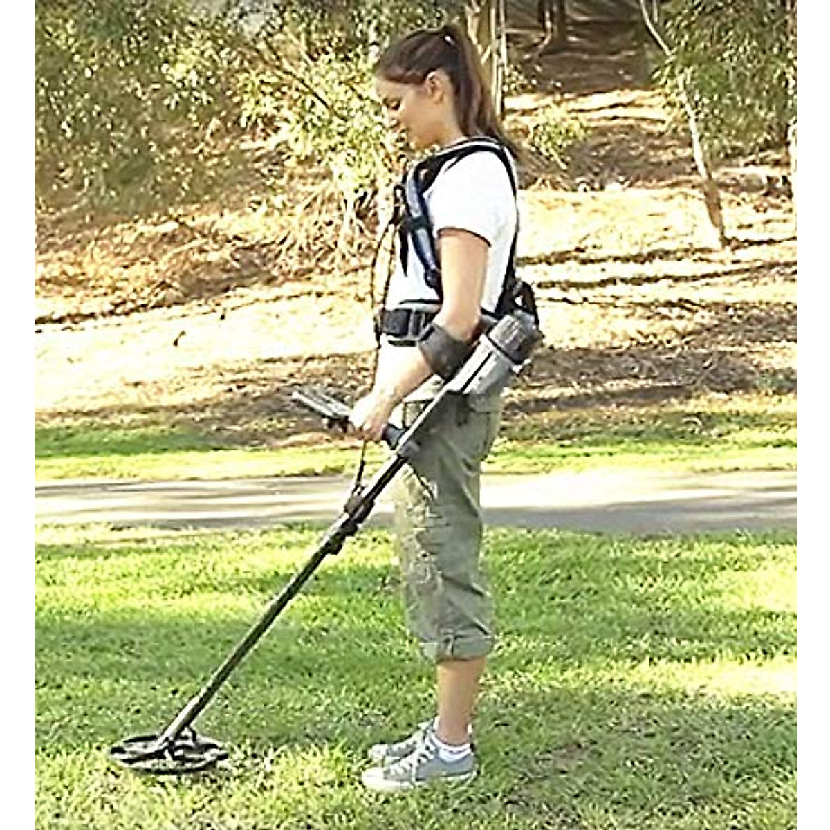Metal Detector Generic Detecting Harness Sling Easy Swing Limb arm Saver Support Garden Metal Detector