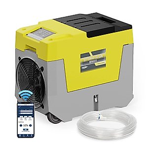 AlorAir 180 PPD Commercial Dehumidifier Smart WiFi Control, 28 Gallons Industrial Dehumidifiers for Home, Basements, Garages, and Crawl Space, Water Damage Restoration, Storm SLGR 850X