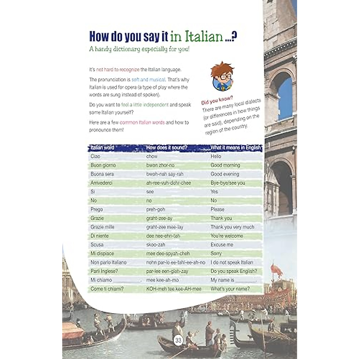 Kids' Travel Guide - Italy: The fun way to discover Italy - especially for kids (Kids' Travel Guide series)