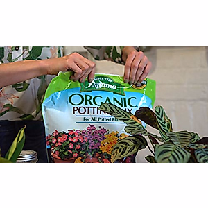 Espoma Organic Potting Soil Mix - All Natural Potting Mix For All Indoor & Outdoor Containers Including Herbs & Vegetables. For Organic Gardening, 8qt. bag. Pack of1