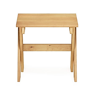 Furinno Tioman Outdoor Side Table Flower Stand, Pine Wood