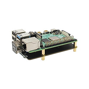 Geekworm for Raspberry Pi 4 mSATA SSD Adapter X857 V2.0, mSATA SSD Expansion Board USB3.0 Module Compatible with Raspberry Pi 4 Model B UASP Supported ONLY