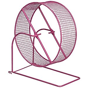 Prevue Pet Products 90013 Wire Mesh Hamster/Gerbil Wheel Toy for Small Animals, 8-Inch, Colors Vary
