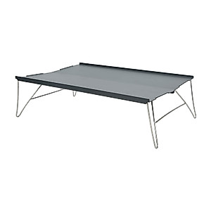 Topyond Portable Aluminum Alloy Barbecue Table, Detachable Camping Table Corrosion Resistance Stable Table Easy to carry for Camping Picnic Backyard
