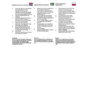 ECENCE Magnetic Smoke Detector Installation Tool 2pcs Magnetic Adhesive Pads with 3M Glue for Smoke Alarms Ø 70mm, No Drilling Or Screws, Quick and Easy Fastening