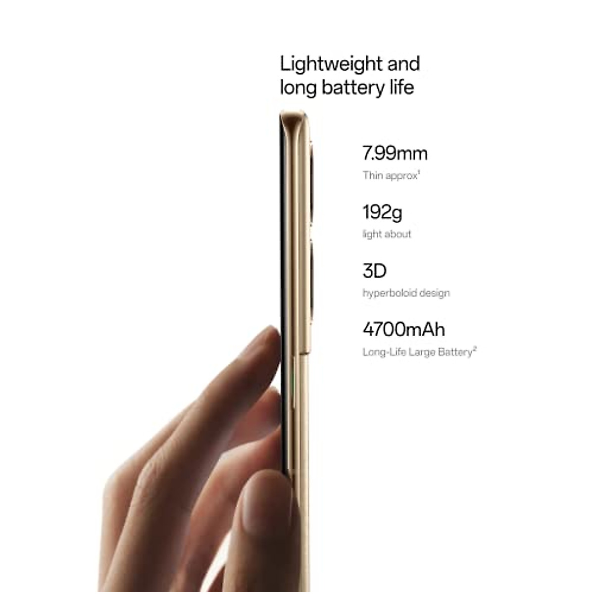 Original Oppo Reno 9 Pro+ Pro Plus 5G Smartphone 16G+512GB 6.7" 120Hz AMOLED Snapdragon8+Gen1 Android13 50MP Camera Octa Core 80W Super VOOC FaceID 4700mAh OTG NFC by-（CTM Global Store） (Gold 16+512)