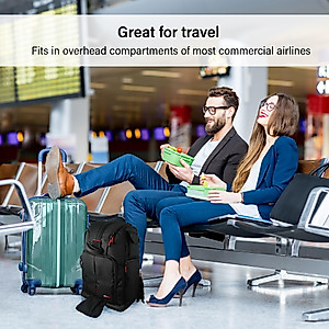 Deco Gear DSLR Camera Backpack, Customizable Compartments for Cameras, Lenses, Accessories & Laptop, Weather Protective, Perfect for Canon Nikon & Sony Photographers (Can Also Turn Into Sling Bag)