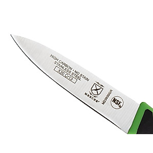 Mercer Culinary Millennia Colors 3-Inch Slim Paring Knife, Green