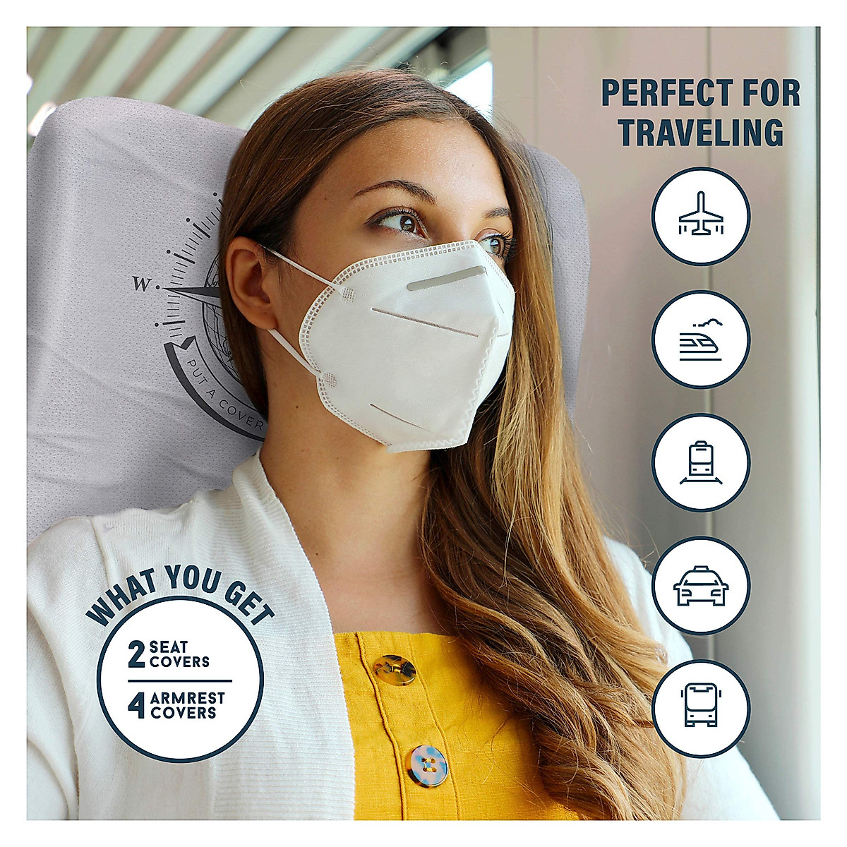 5-Star Compatible Cartridge Replacement.Work with Airplane Seat Covers Disposable