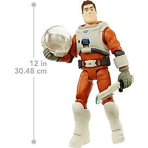 Mattel Disney and Pixar Lightyear Buzz Lightyear Action Figure & Accessories, Space Ranger Gear XL-01 Set, 11.6-inch & 14 Posable Joints
