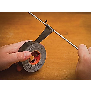 Gorilla Tape, Mini Duct Tape to-Go, 1" x 10 yd Travel Size, Black, (Pack of 2)