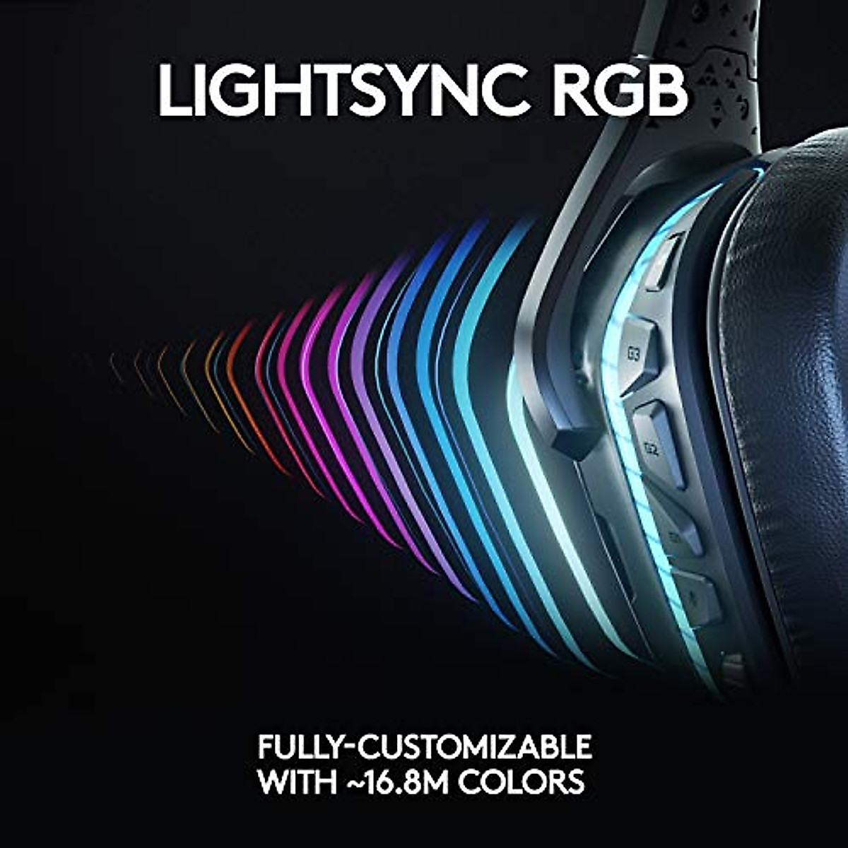 Logitech G635 DTS, X 7.1 Surround Sound LIGHTSYNC RGB PC Gaming Headset