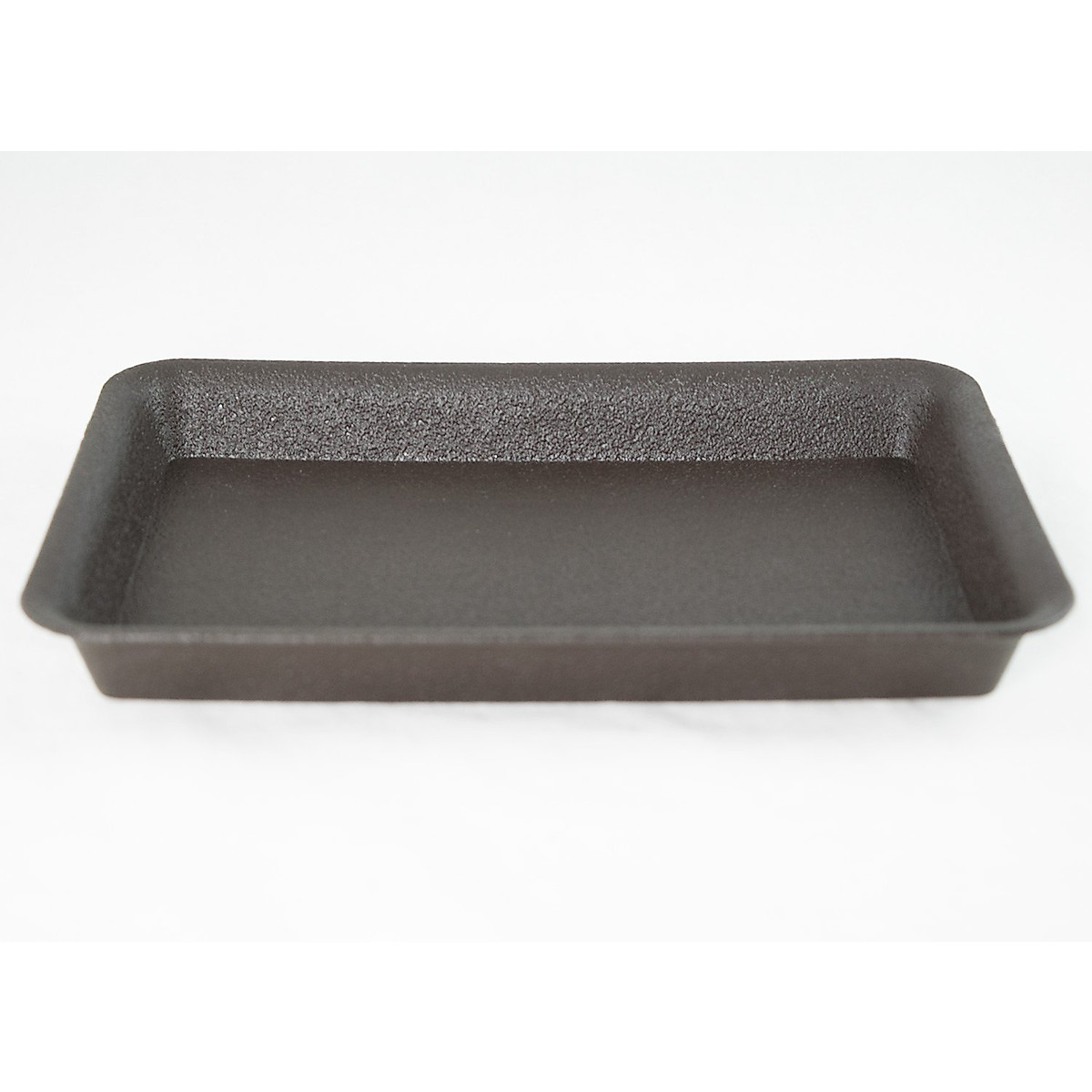 8" Rectangular Green Stain Bonsai/Succulent Pot + Tray + Rock + Mesh Combo