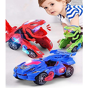 Dinosaur Toys for 3 Year Old Boys,Transformers Toys for 5 Year Old Boy ,Set Car Toys for 4 Year Old Boys Christmas Birthday Gifts for Kids 3,4,5,6 Year Old Boys Girls