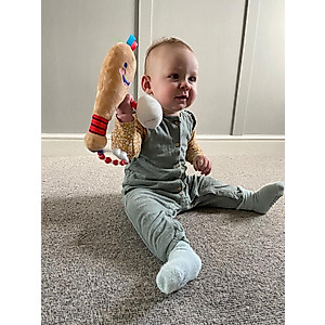 Baby Baseball Toy | Ideal Toy from Birth to 12 Months | My First Baseball bat | Inspire and Play | Extra Sensory Features for Babies | Part of The LITTLE SPORT STAR Collection for Babies