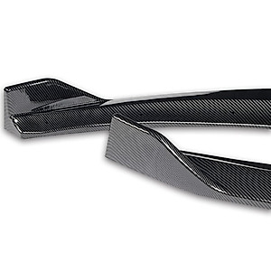 Q1-Tech Q1-TECH, Front Bumper Lip fit for compatible with 2017-2018 Ford FusionMondeo, Front Bumper Lip Spoiler Air Chin Body Kit Splitter Painted Glossy Black, (SPORT-Style)