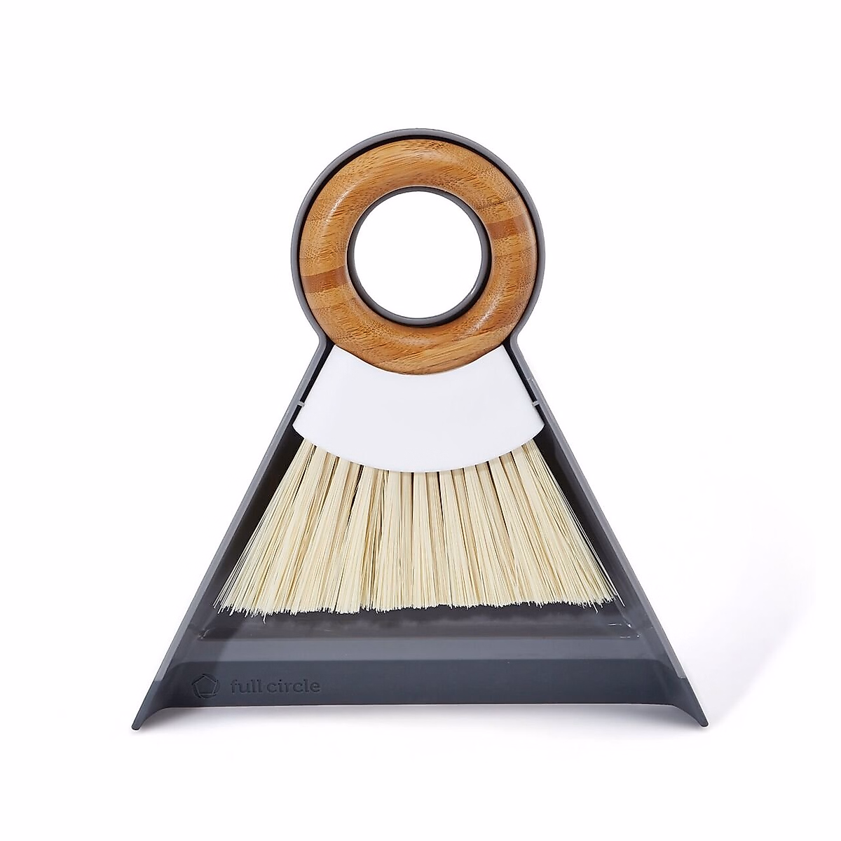 Full Circle Sweep Home Cleaning Broom and Brush Set with Tiny Team Mini Dustpan