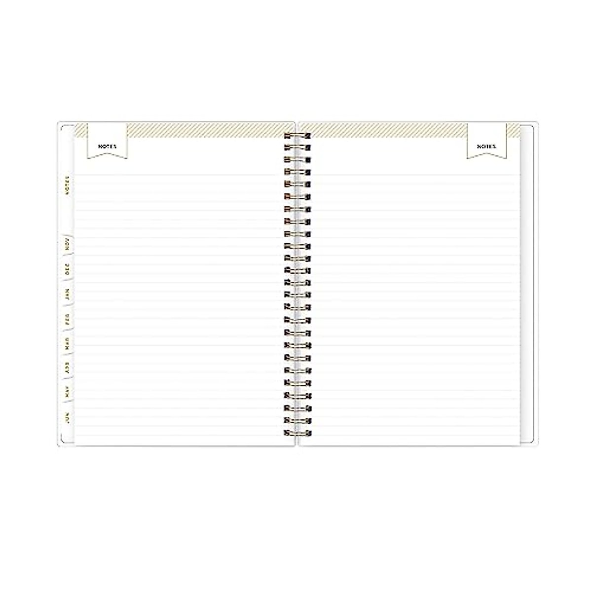 2023-2024 Day Designer Pebble Path Frosted Polypropylene Weekly/Monthly Academic Planning Calendar with Notes, 5-7/8" x 8-5/8", Black, July 2023 to June 2024, 142502