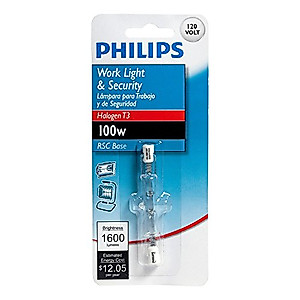 100W T3 R.S.C. Base Halogen Light Bulb - 79mm