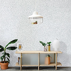 lenify Silver Glitter Wallpaper Peel and Stick Silver Contact Paper 17.7inch x 118.1inch Glitter Self Adhesive Wall Paper for Bedroom DIY Gift Decoration Sparkle Contact Paper for Shelf Liner Vinyl