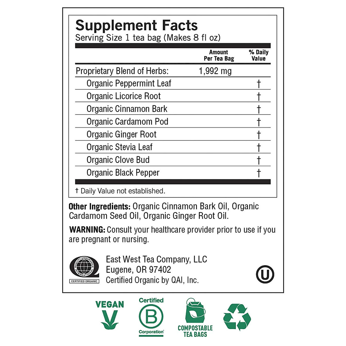 Yogi Tea, Egyptian Licorice Mint, 16 Count