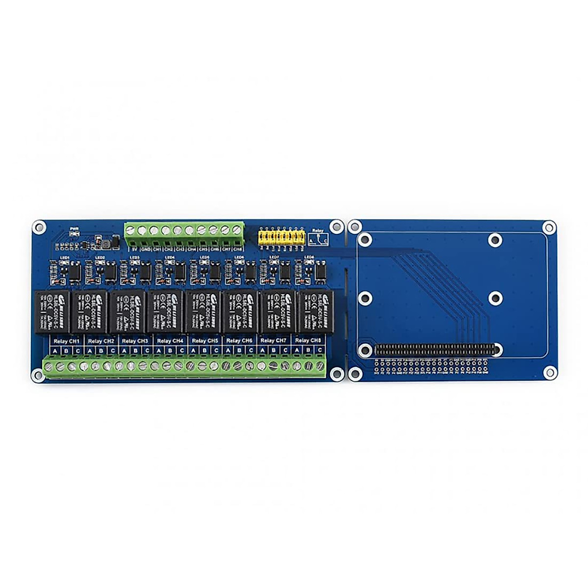 Coowell Raspberry Pi 8 Channel Relay Module HAT for Raspberry Pi 4B+ 4B 3B+ 3B 2B+ Zero W WH Jetson Nano Help The Pi to Control Home Appliances