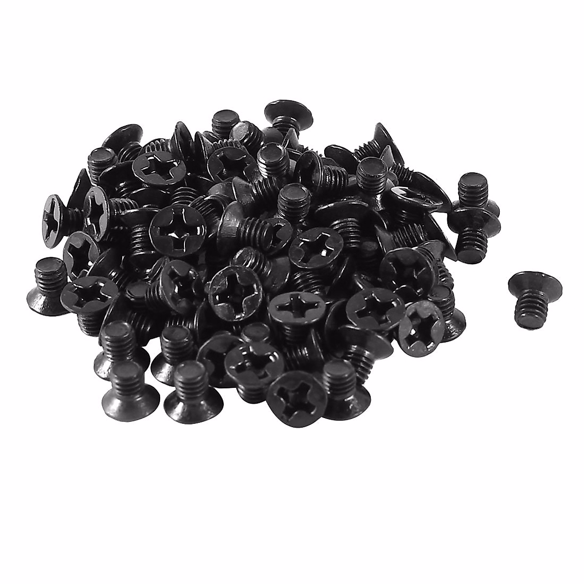 uxcell 100 Pcs M3 x 6mm Laptop Hard Drive Screws for IBM HP ASUS
