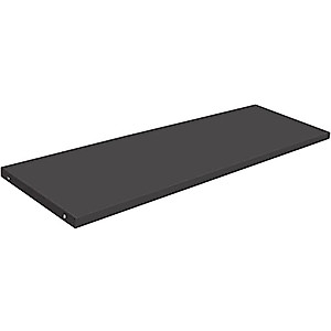 KINYING Metal Laminate Shelving for 26 Cu.ft Horizontal Storage Shed, One Shelf to Hold 44 lbs, 46 in * 13 in, One Piece in The Package with 4 Screws, 11LBS