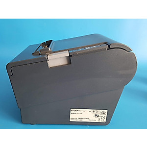 Epson TM-T88IV Model M129H - Dark Gray POS Thermal Receipt Printer USB Port with Epson PS-180 Power Supply & 3 Rolls of Receipt Paper - (Renewed)